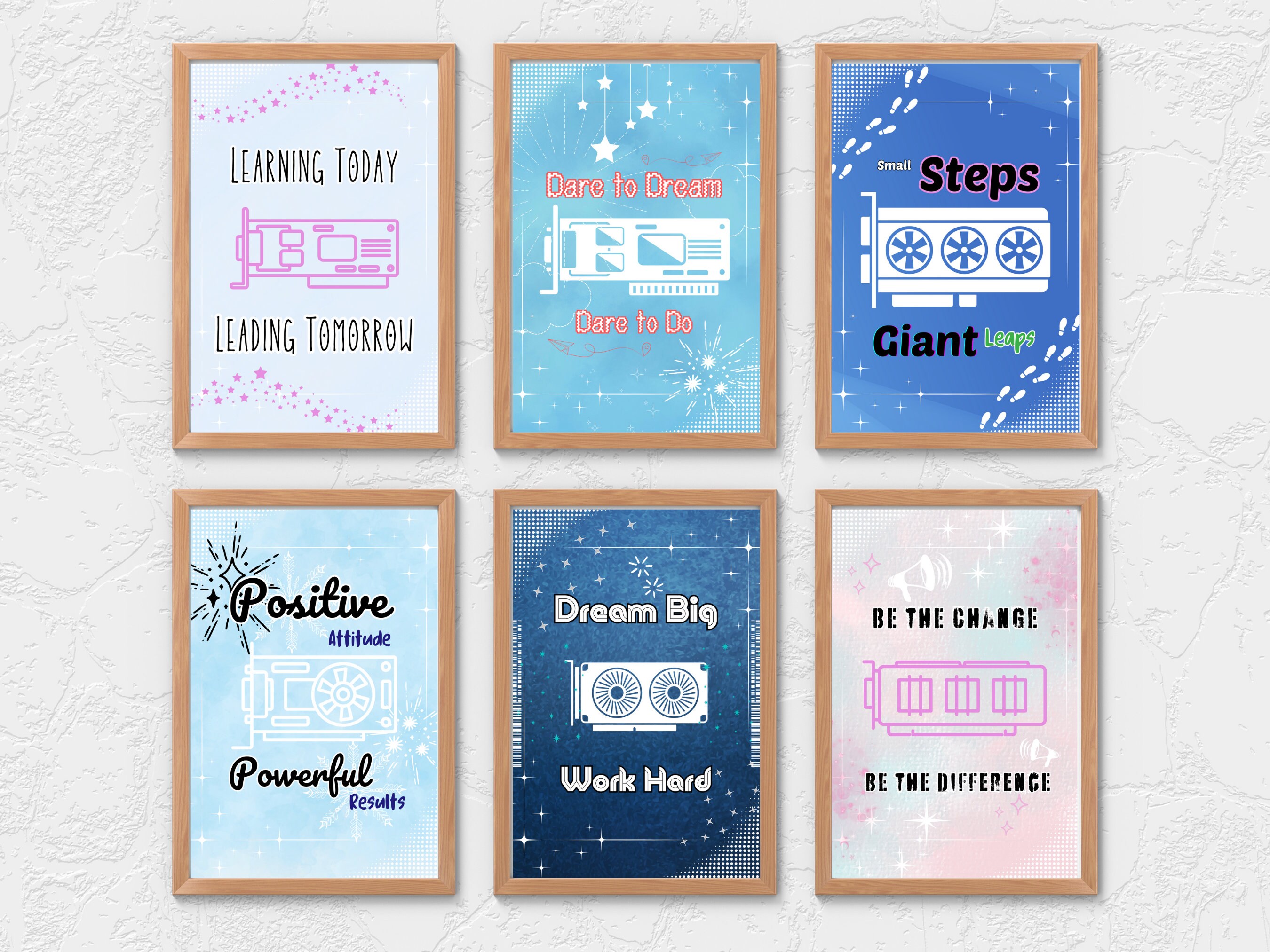 Classroom Tech Posters - Computing Inspiring Colourful Posters for ...