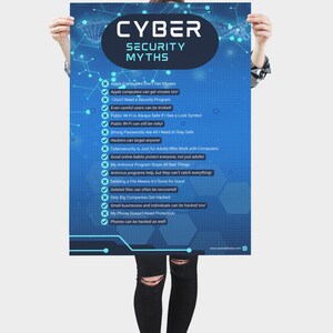 Cyber Security Advice Poster - Printable Computer Tips| Online Safety ...