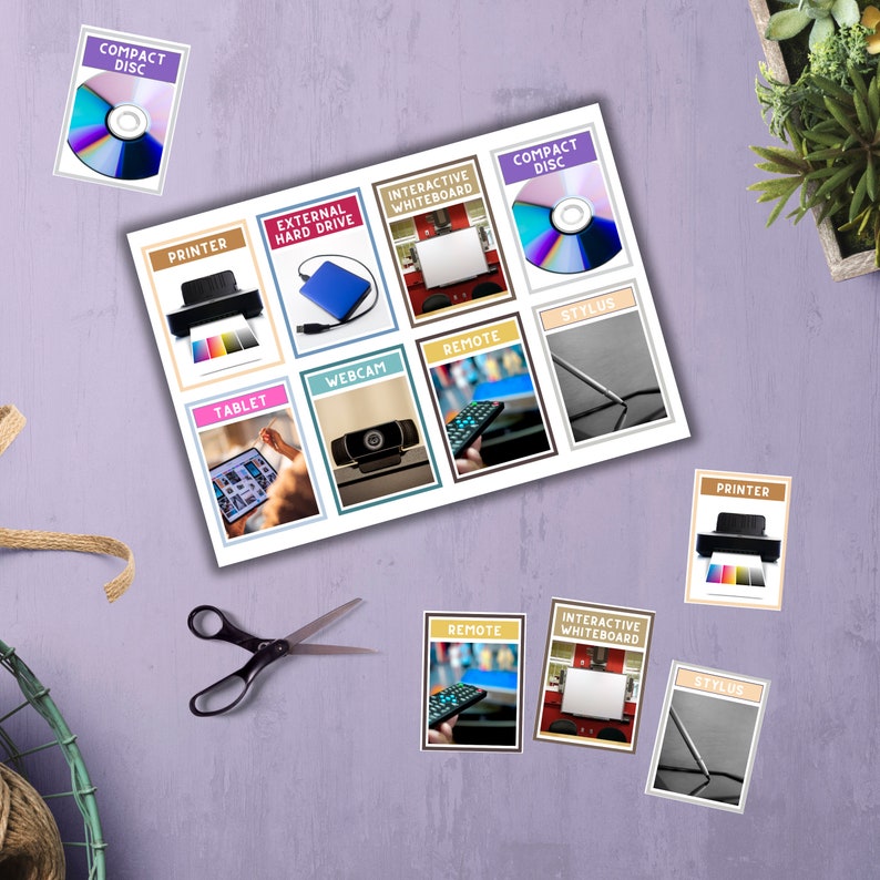 Technology Flash Cards - Computer Science Parts X64 | Printable ...