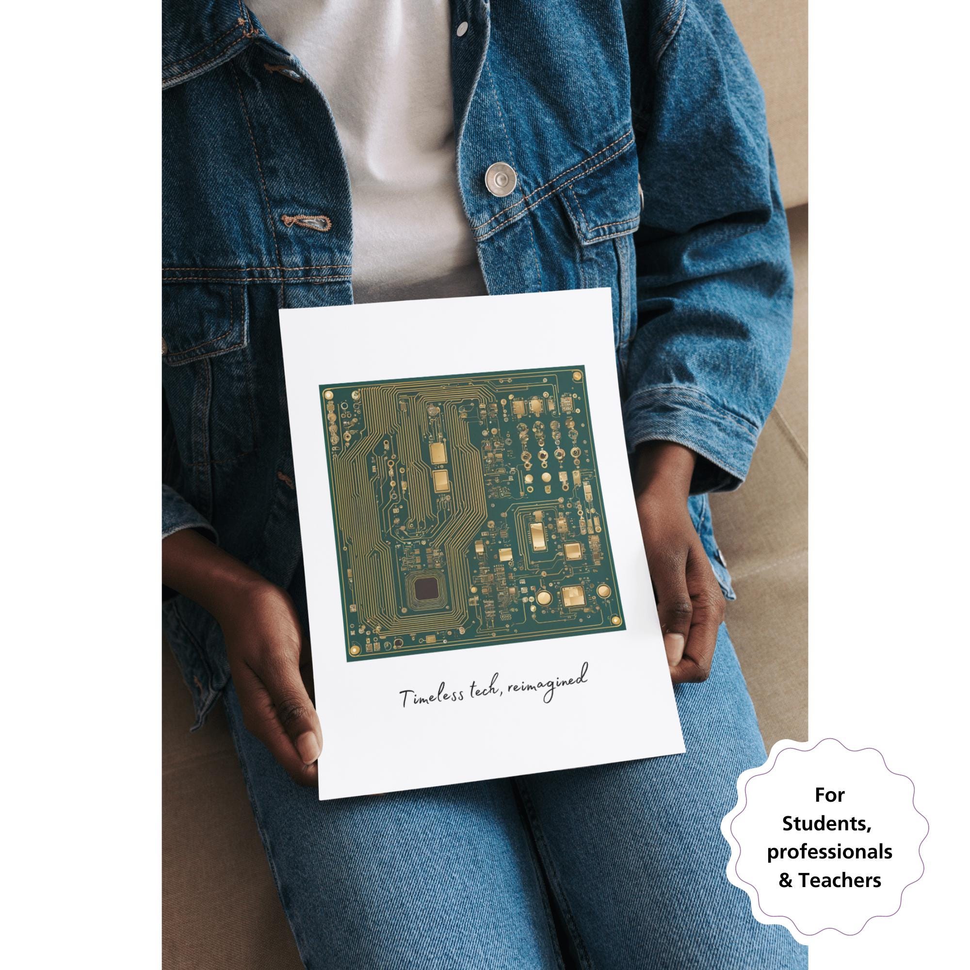 Set of 10 Circuit Board Posters | Modern Tech Art Prints | Unique ...