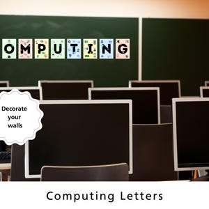 Classroom Display | Computing Letter Posters |inspiring Tech Posters ...