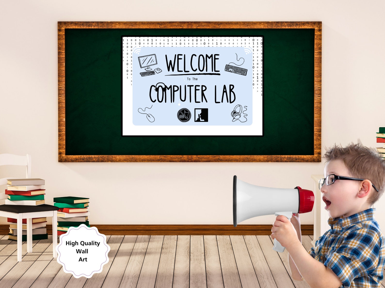Computer Lab School Sign Classroom Decor Teacher Door Signs Computers ...