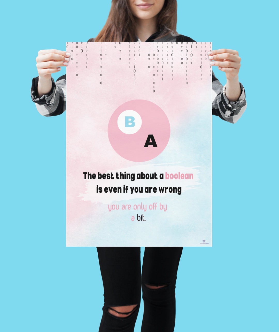 Funny Tech Poster: Office Geek Print for Computer Science Students ...