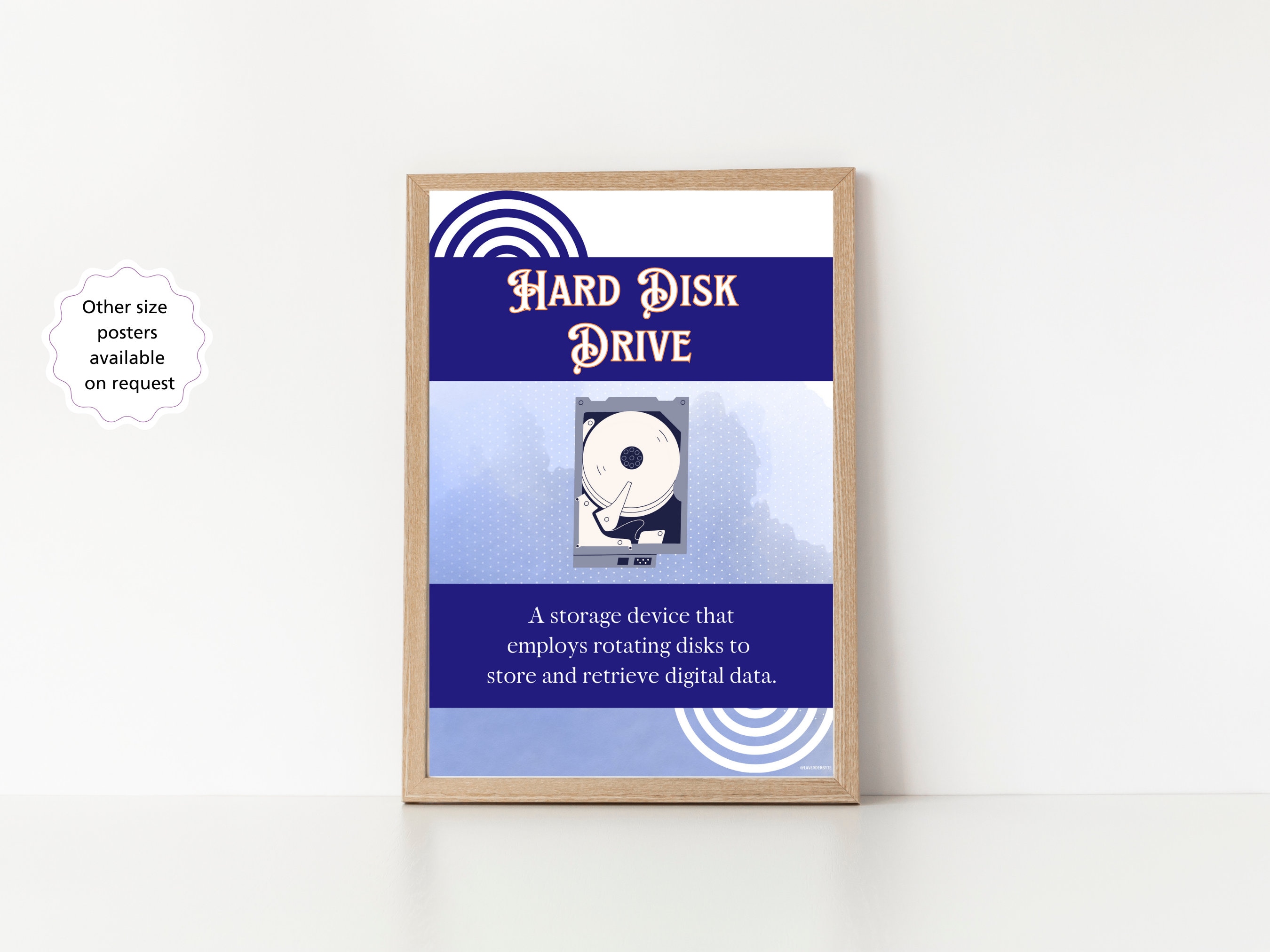 Computer Hardware Posters Set of 8 - Computing Tech Classroom Posters ...