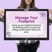 Digital Footprint Awareness Posters (set of 5)| Digital Printable ...