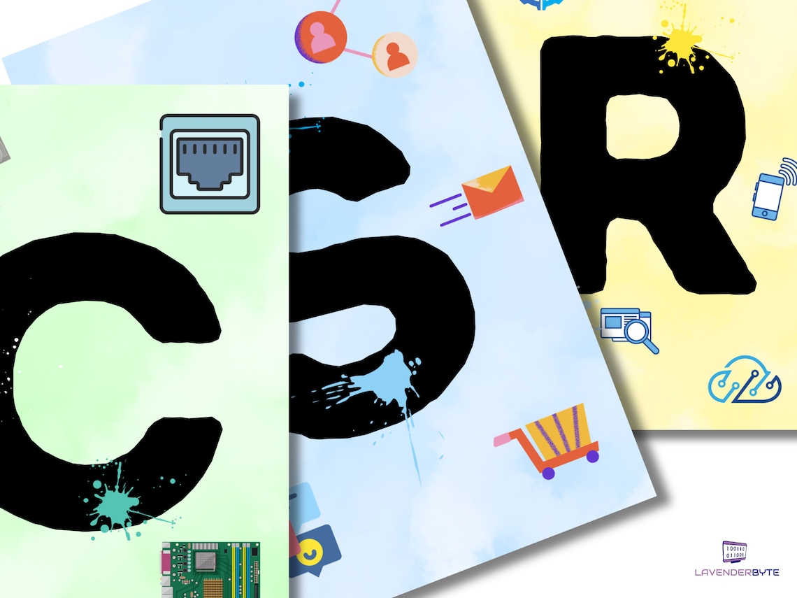 Classroom Computer Science Letter Posters Computing Inspiring Posters ...