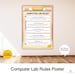 Computer Lab Rules Poster |classroom Rules | Computer Science & ICT ...