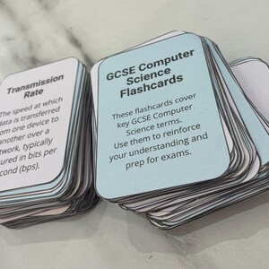 287 Computer Science OCR GCSE Student Revision Flashcards - Printable Download Revision, Lecture ...