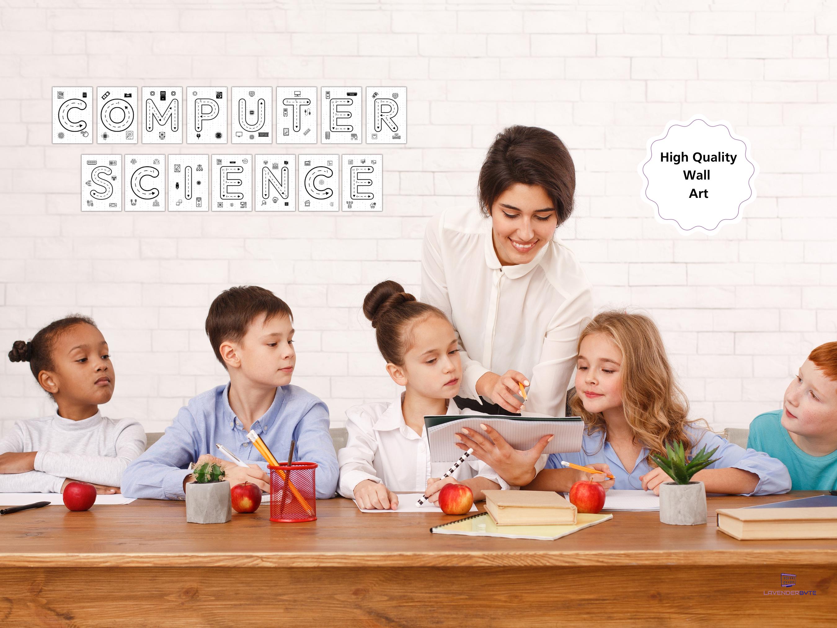 Classroom Computer Science Letter Posters Computing Inspiring Posters ...