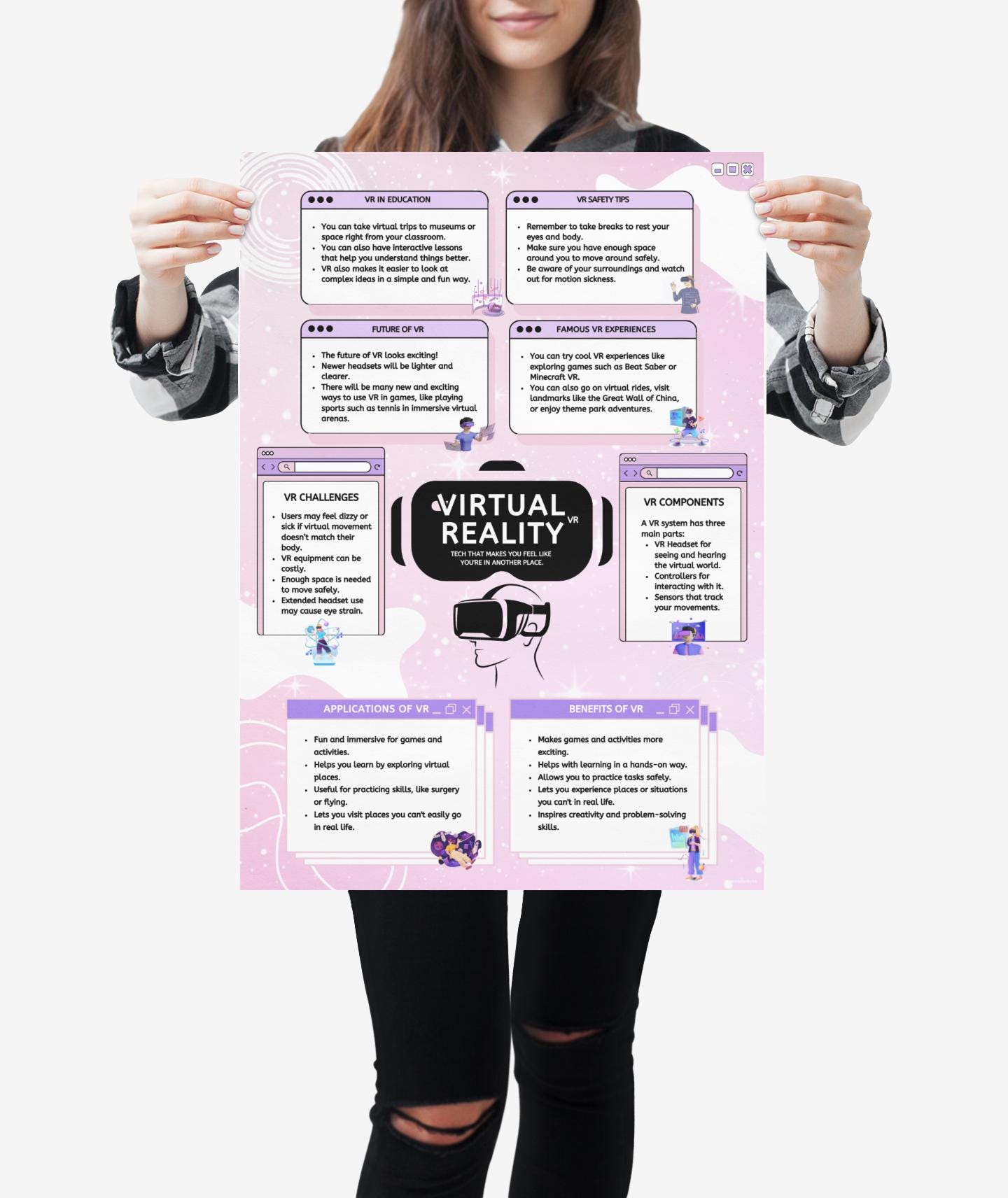 Metaverse & Virtual Reality Printable Posters| Digital Classroom Decor ...