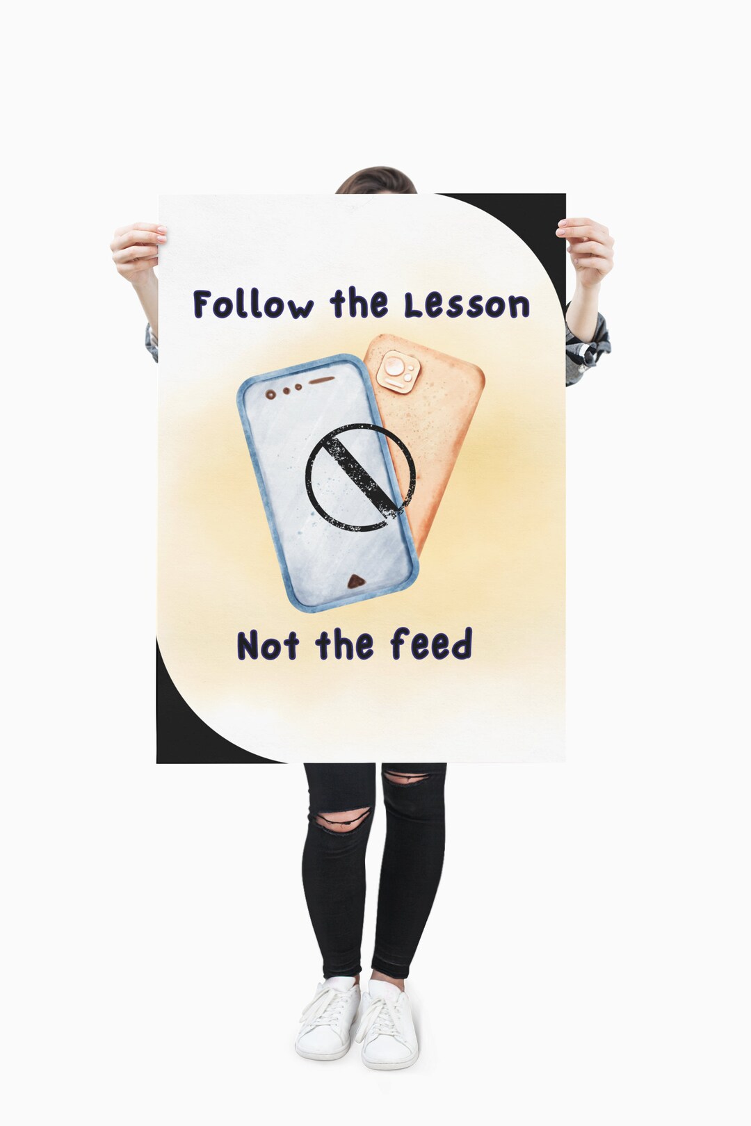 Classroom Management Decor - No Phones Poster for Computer Science Lab ...