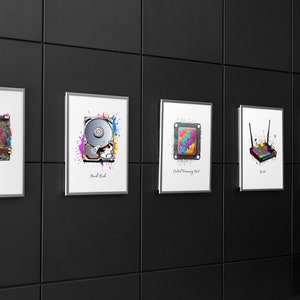 Artistic Computer Hardware Posters Computing Classroom Posters X12 ...