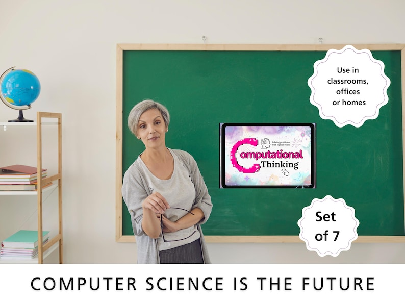 Computational Thinking Classroom Posters | Decor Computer Science Set ...