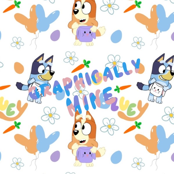 Bluey Seamless File - Etsy