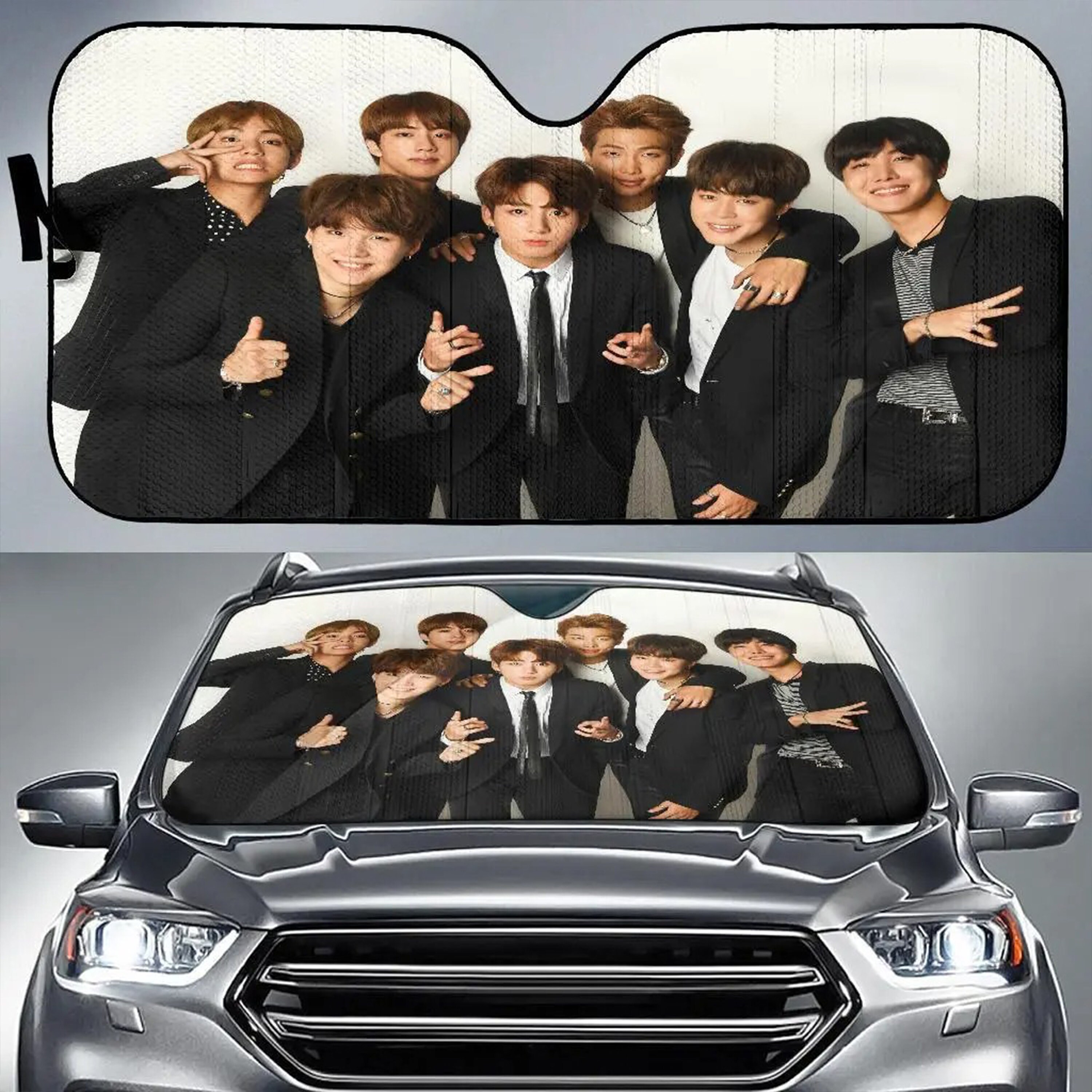 BTS Heat Car Auto Sun Shade Auto Accessories Iconic 2000s