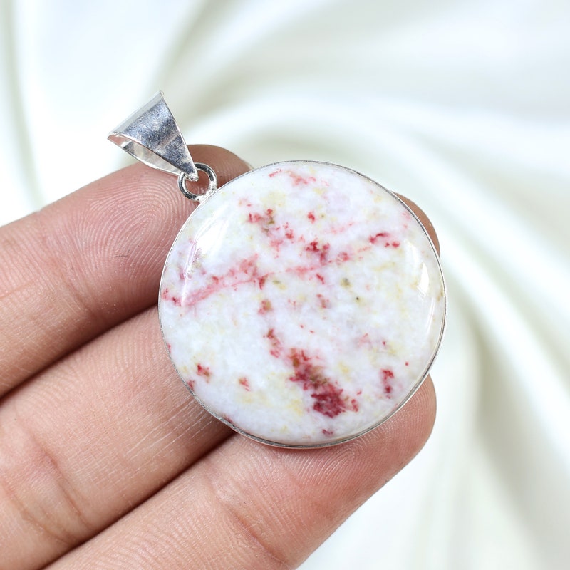 Cinnabar Pendant - Etsy
