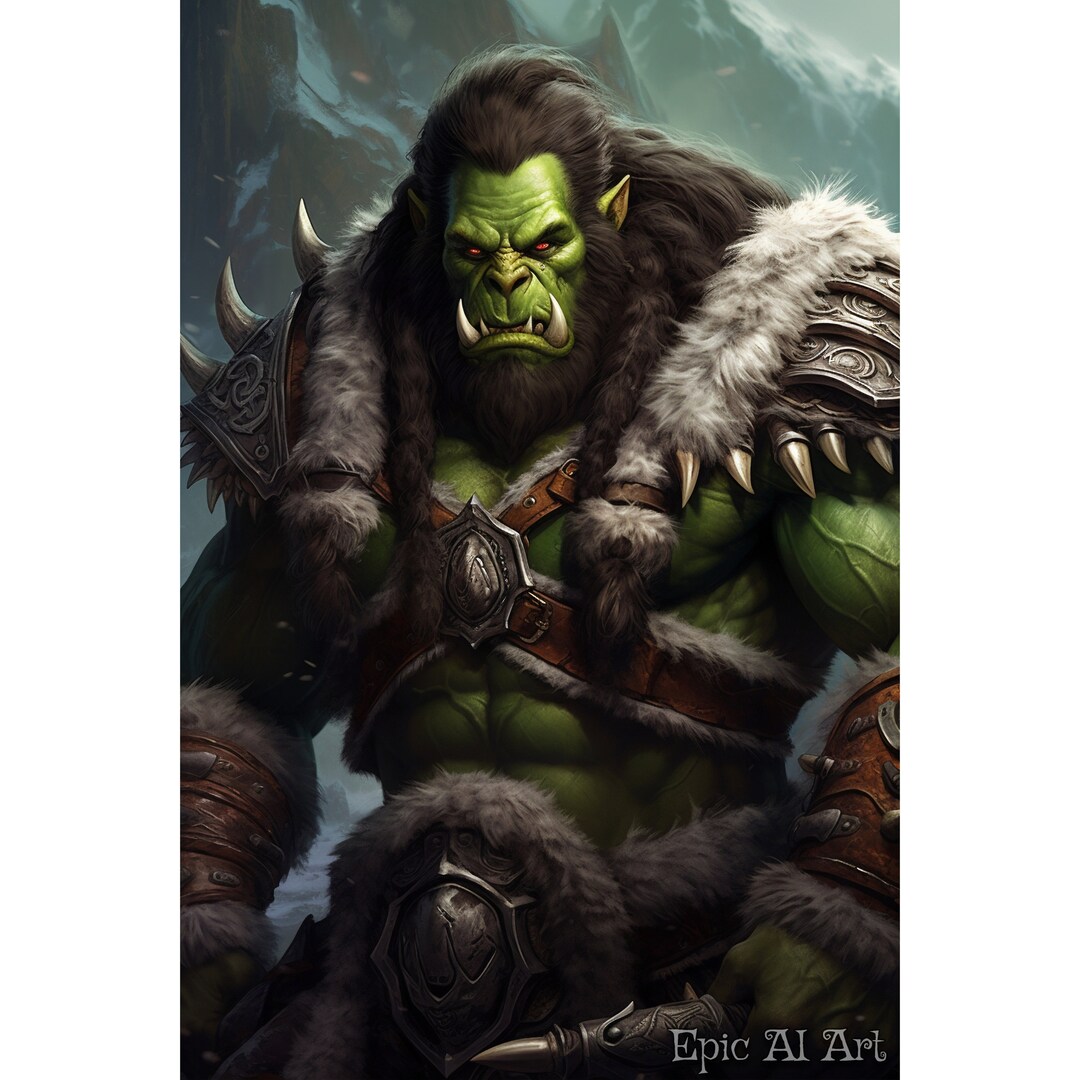World of Warcraft Character Design, PRINTABLE, Wall Art, Digital Art ...