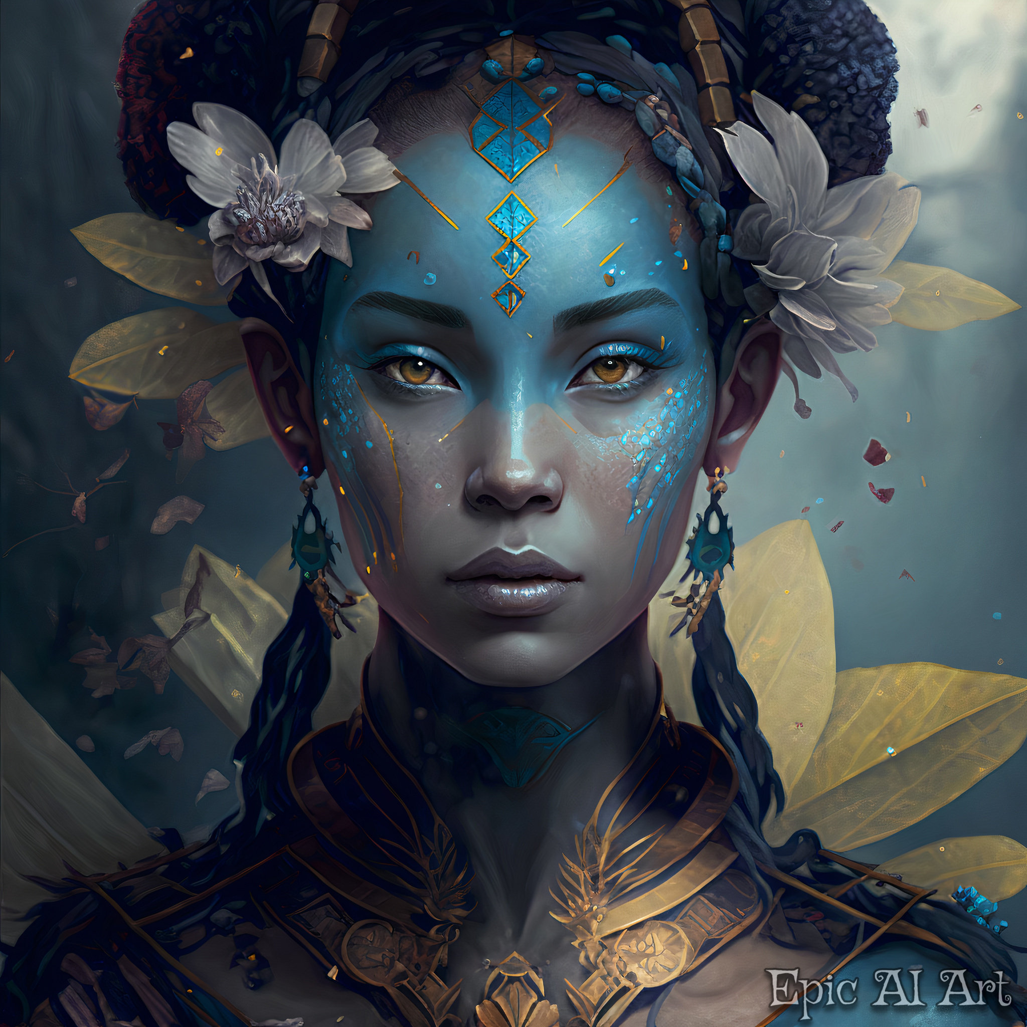 Avatar Style Character Design Printable Aiart Digital - Etsy