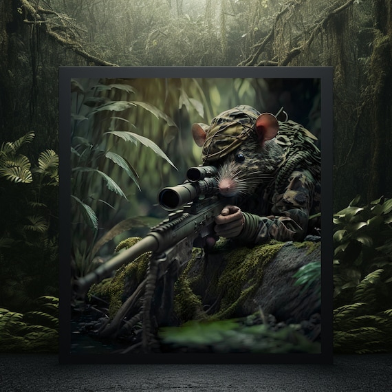 Military Sniper Art
