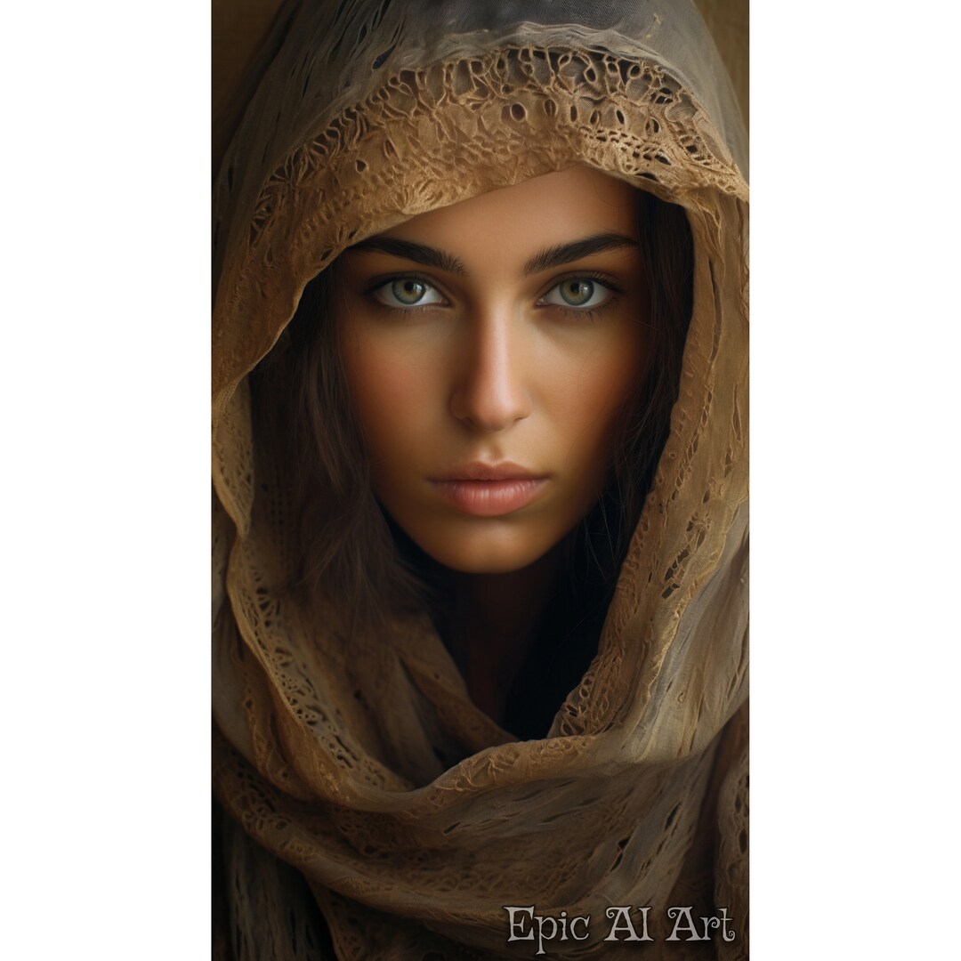 Powerful Eyes, PRINTABLE, Wall Art, Digital Art, AI Art, Digital Print ...