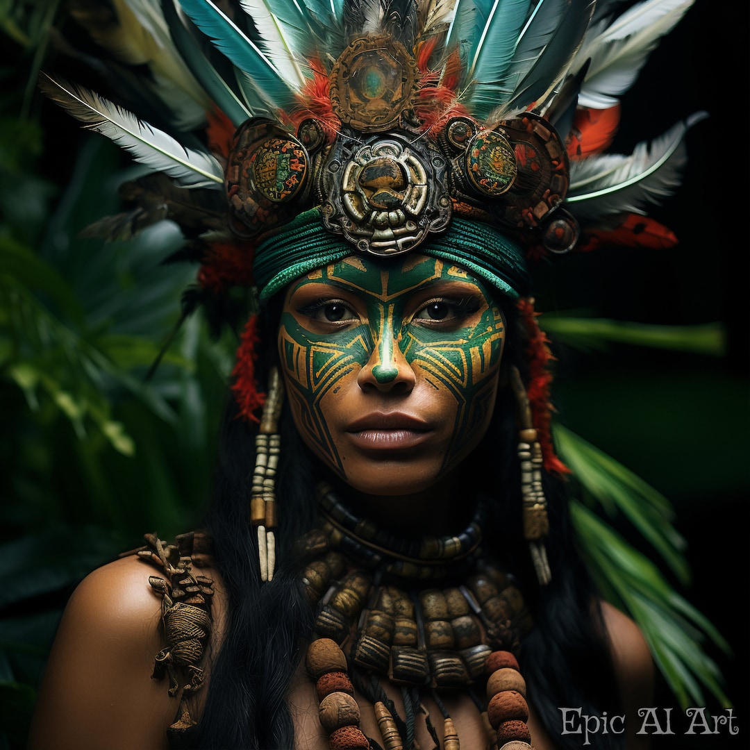 Amazonian Woman Printable Digital Art Aiart Fantasy - Etsy