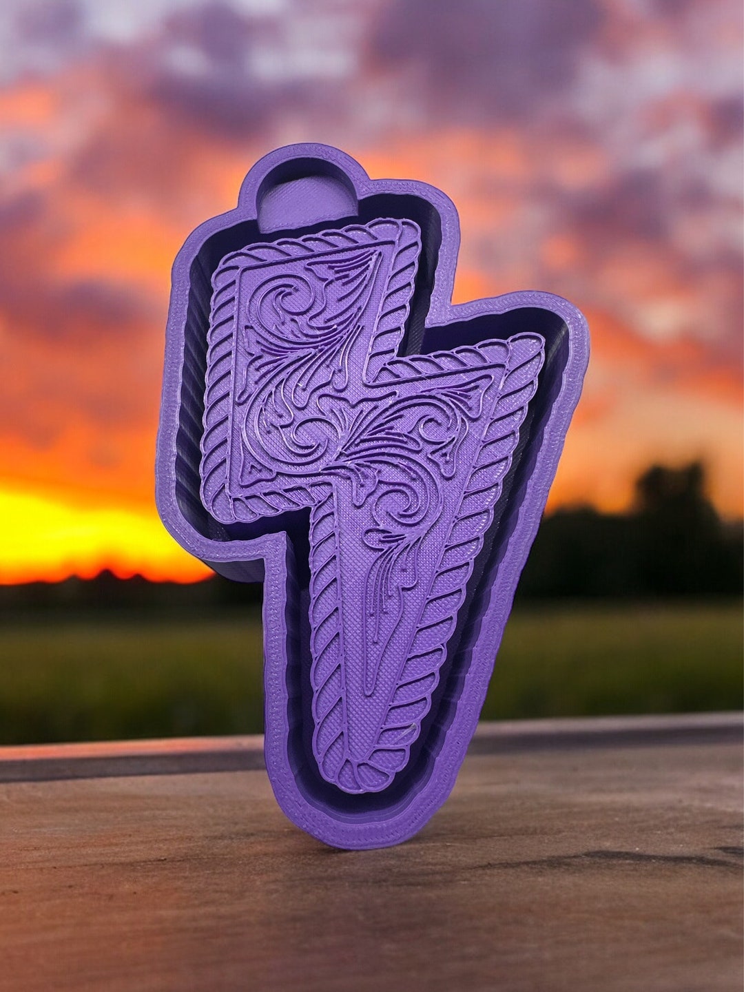 Tooled Leather Bolt Full Size Silicone Mold - Etsy