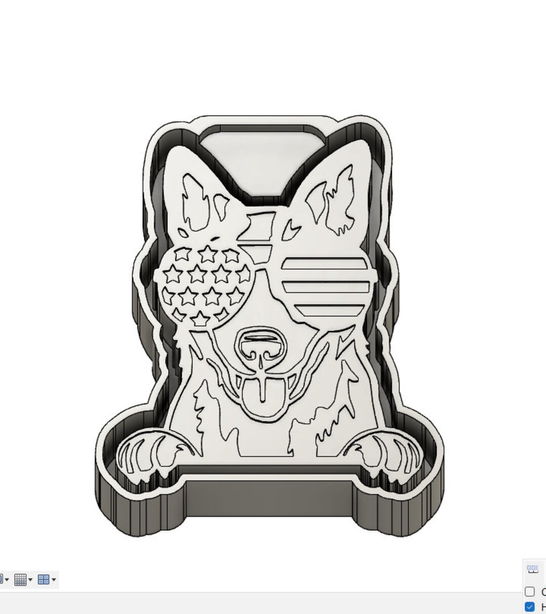 Patriotic Heeler STL - Etsy