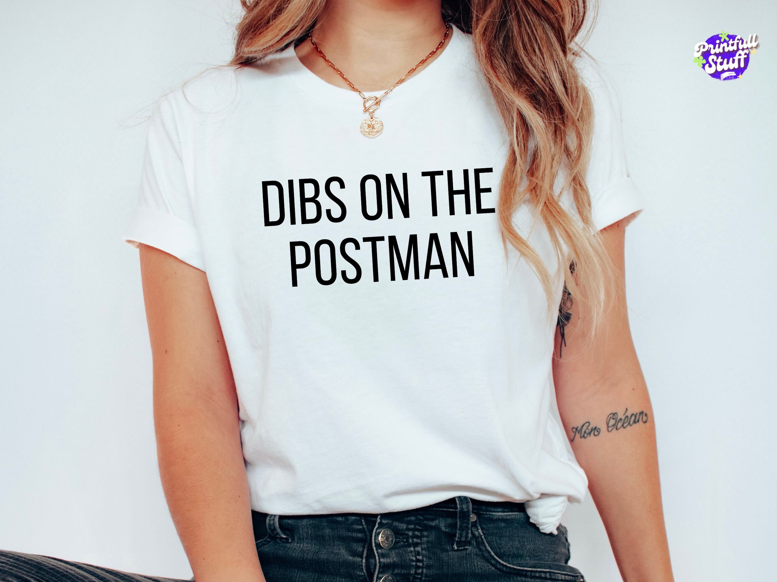 Dibs on the Postman Shirt Postman Wife Mailman Shirt Postman - Etsy