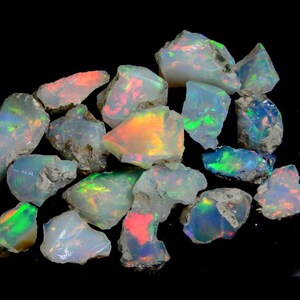 Dry Opal Rough Lot AAA Grade 10 Pieces Lot Large Size Ethiopian Welo ...