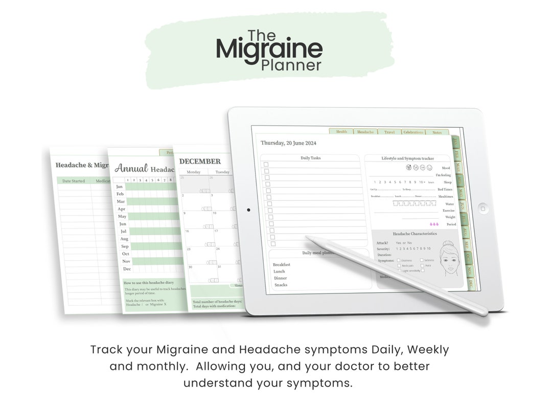 Migraine Diary Spanish | How to Use a Headache Diary – CBYIBF