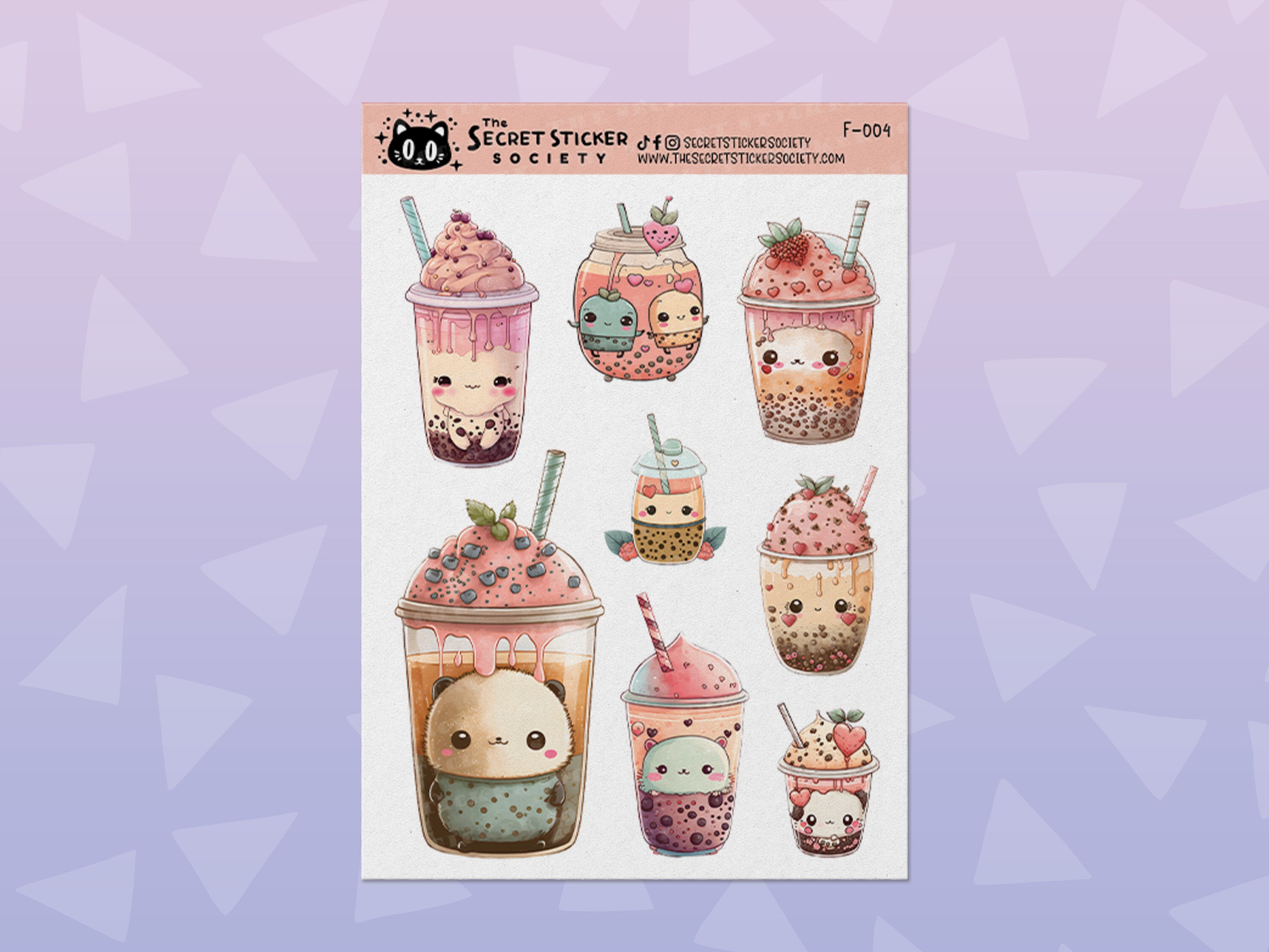 Animals & Boba Stickers / Kawaii / Milk Tea / Funny / Planner - Etsy