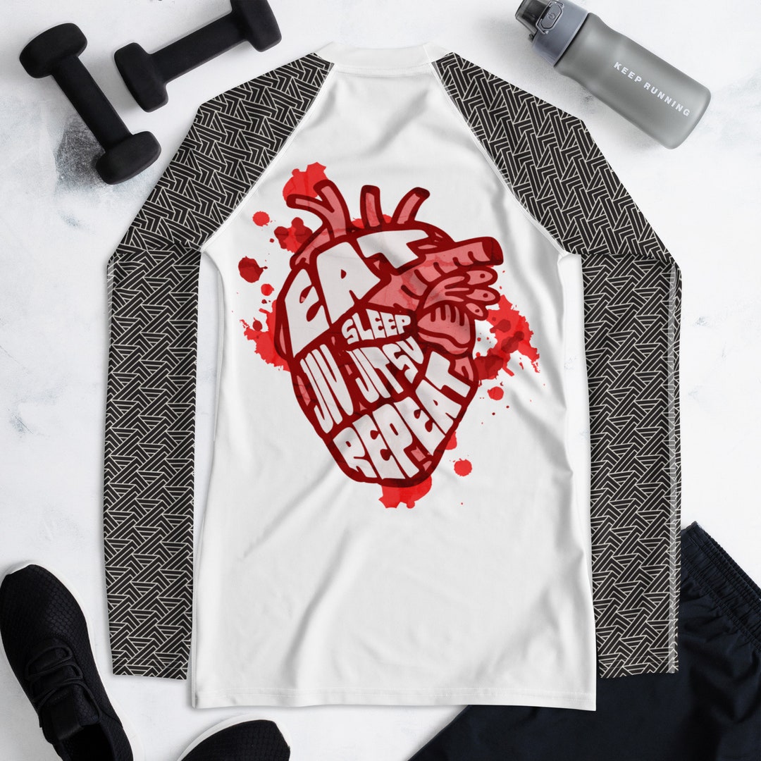 Women's BJJ Rash Guard Eat, Sleep, Jiu Jitsu, Repeat - Etsy