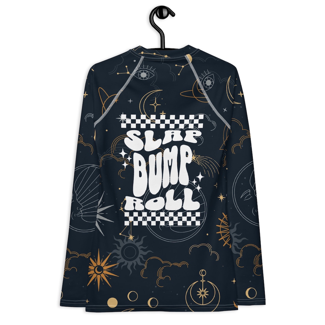 Women's BJJ Slap, Bump, Roll Jiu Jitsu No Gi Rashguard Celestial Print ...