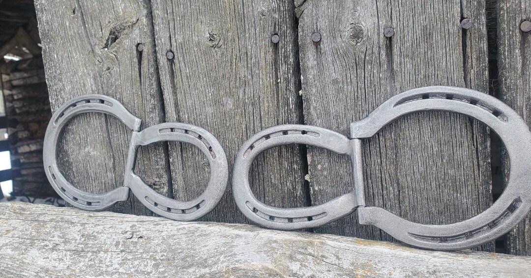 Hand Forged Horshoe Hinges, Rustic Decor, Cowboy Decor, Country Home ...