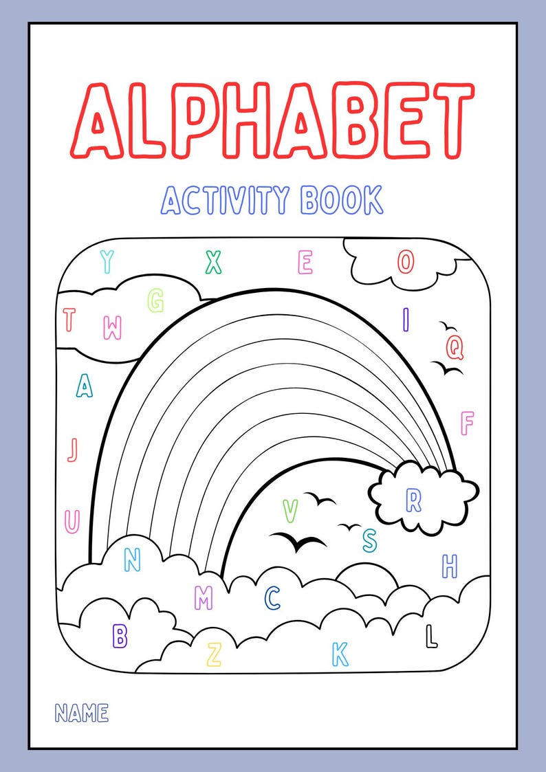 Alphabet Tracing & Writing Workbook | 28-page Printable PDF for Kids ...