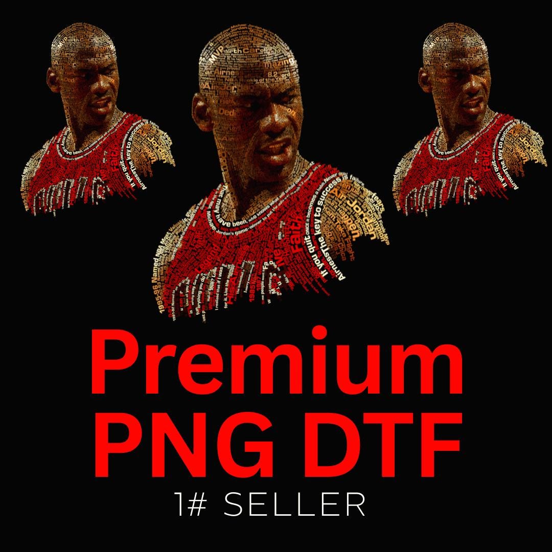 Premium MJ Nba Michael Jordan Single File High Resolution PNG DTF - Etsy