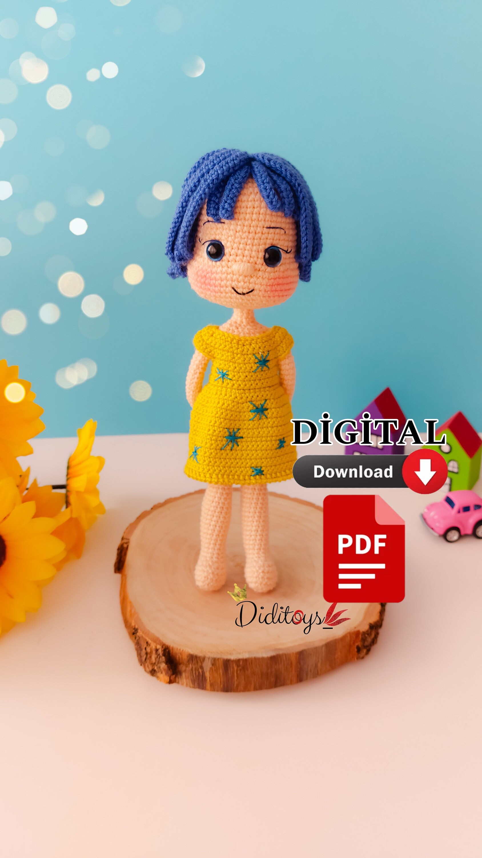 Joy Doll Pdf Pattern - Etsy