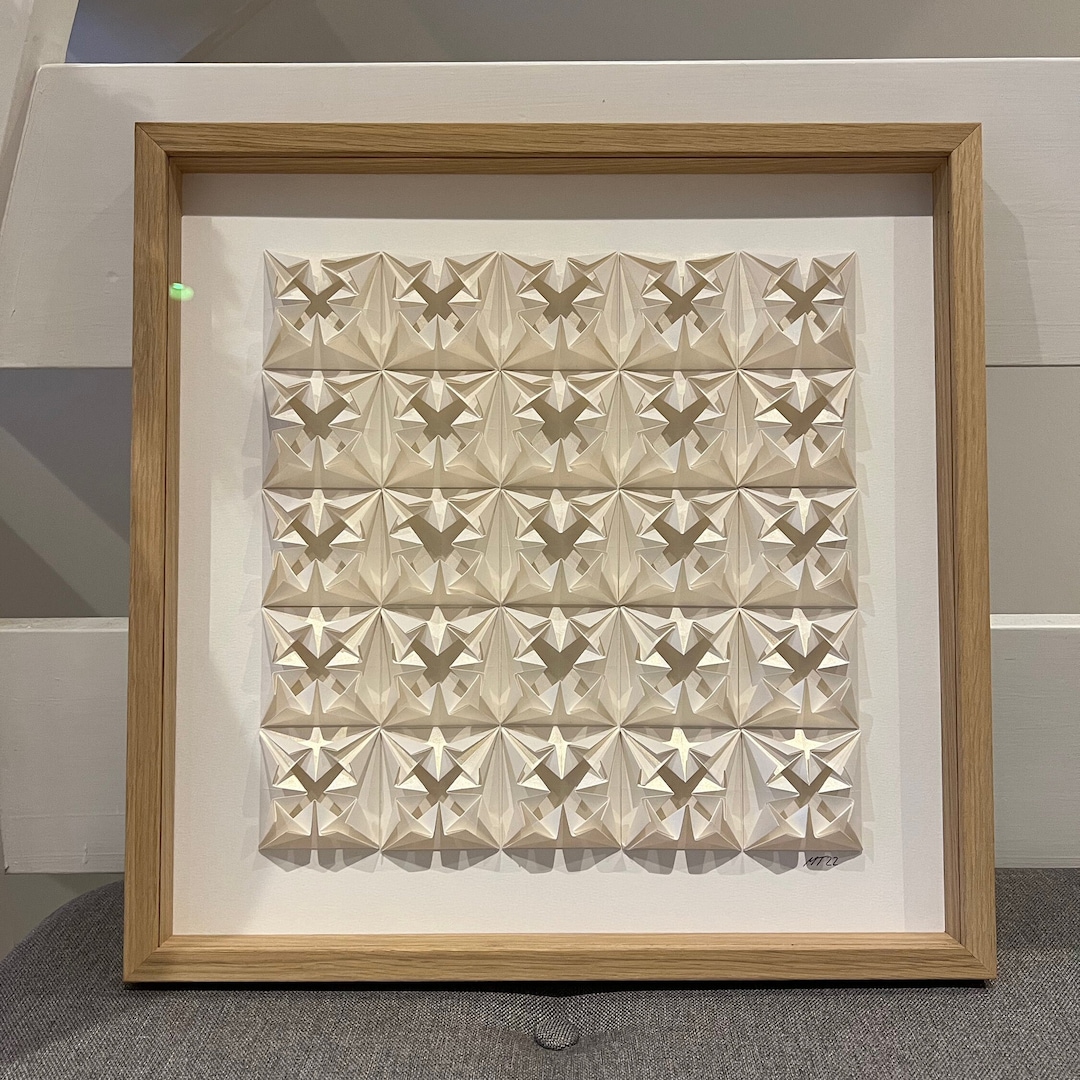 Majestic Paper Bloom - 3D Paper Art - Origami - Wall Art - Hand Folded ...