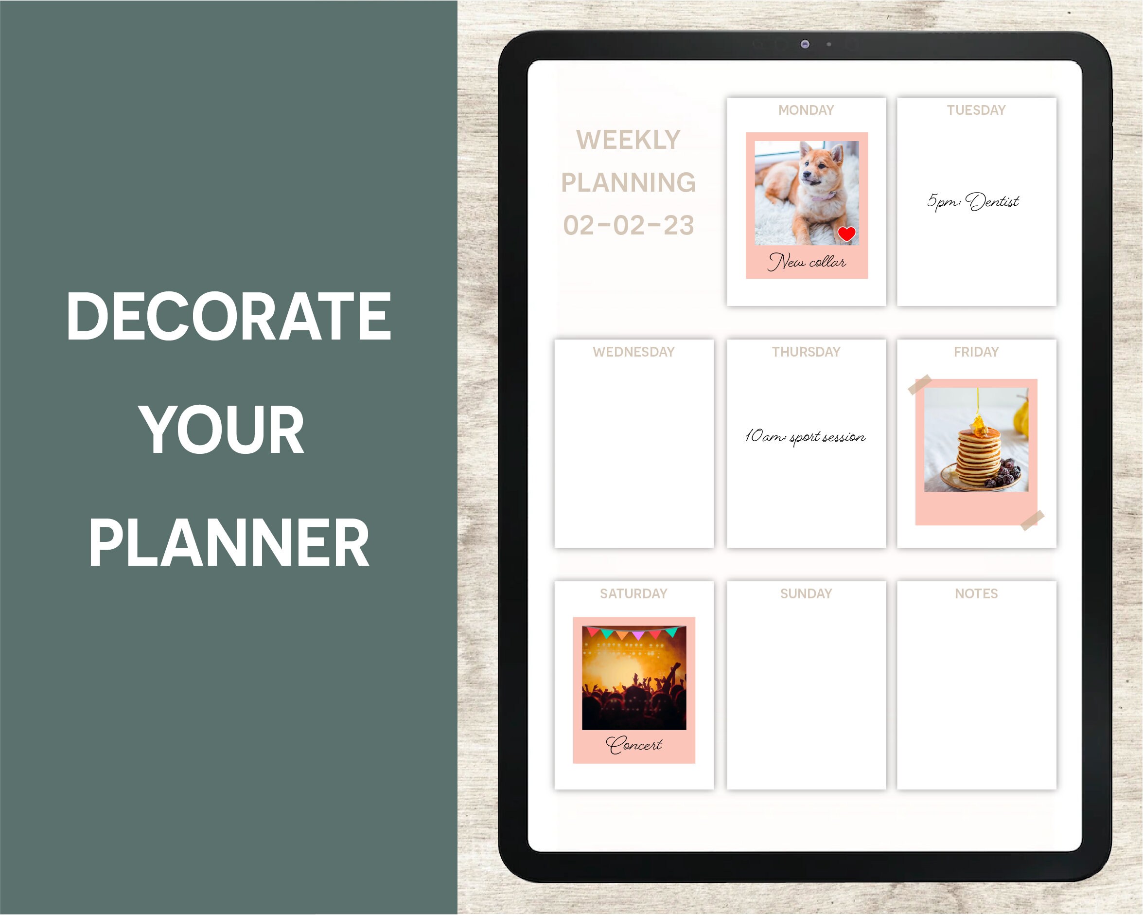 Photo Frames Digital Stickers, Frame Planner Stickers, Goodnotes ...