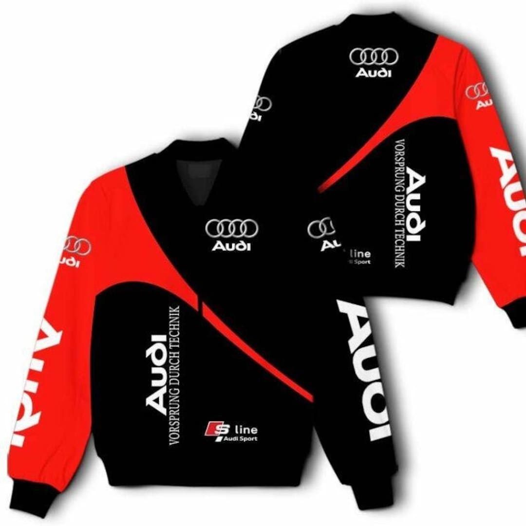 Personalized Audi Bomber Jacket 3D Racing Style F1 Custom - Etsy