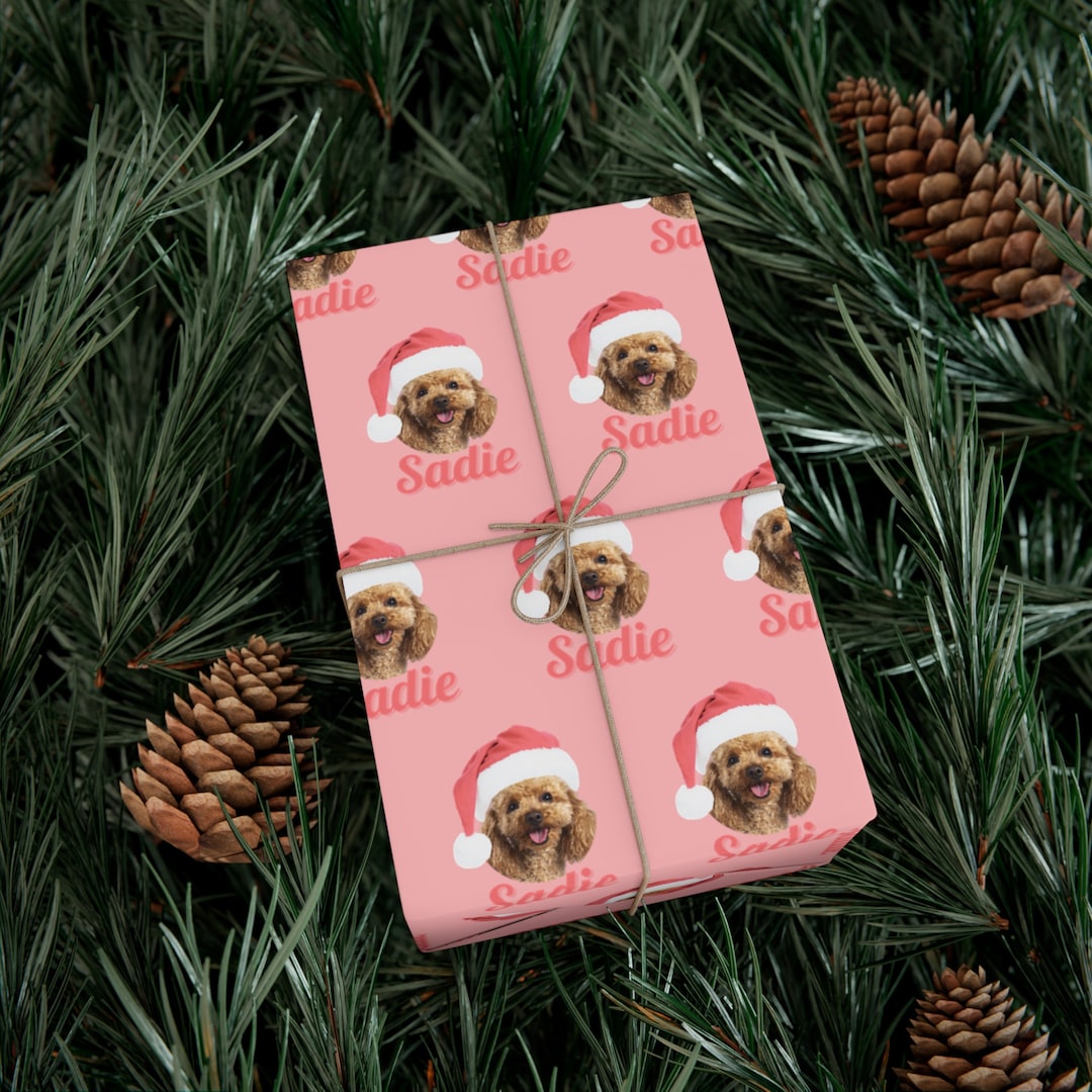 Custom Pet Wrapping Paper, Your Own Pet Photo Personalized Dog ...