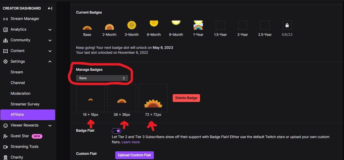 Blood Jar Twitch Sub Badges - Etsy