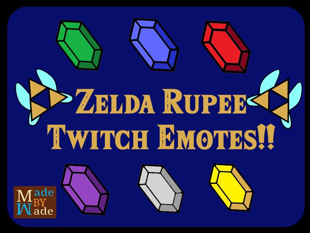 Zelda Rupee Emotes - Etsy