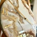 Wedding Gift Light Beige Elegant Marble Wall Clock With Gold Hands by ...