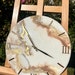 Wedding Gift Light Beige Elegant Marble Wall Clock With Gold Hands by ...
