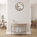 Wedding Gift Light Beige Elegant Marble Wall Clock With Gold Hands by ...