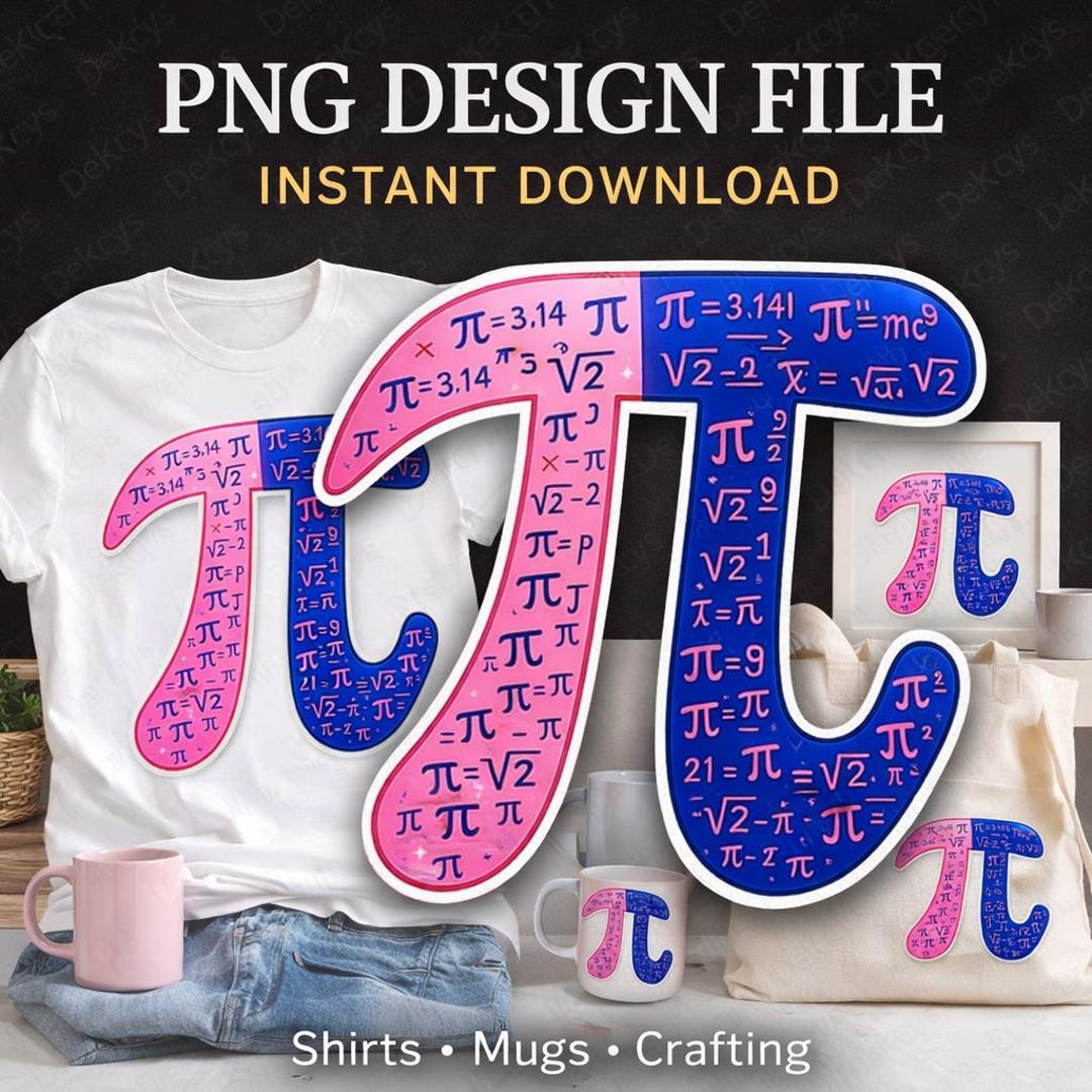 Pi Day PNG Math Teacher Design Digital Download - Etsy