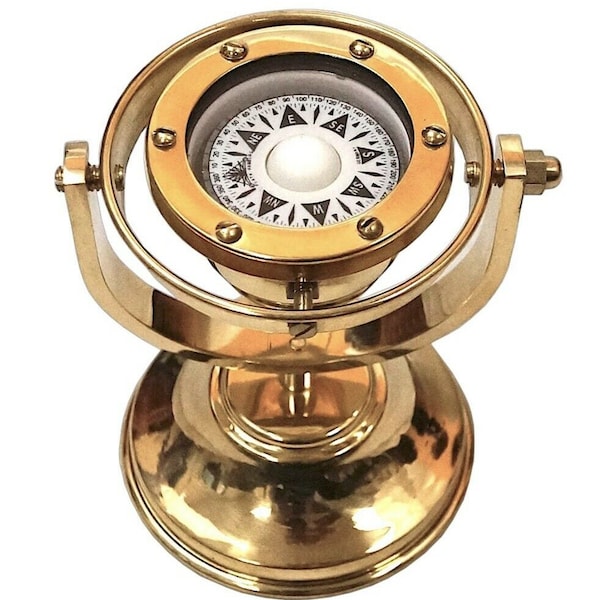 Brass Compass - Etsy