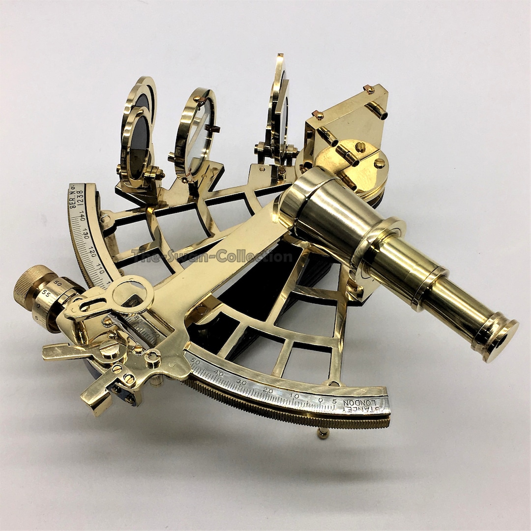 9'' Hand-made Sextant Navigation Nautical Working Sextant Marine ...