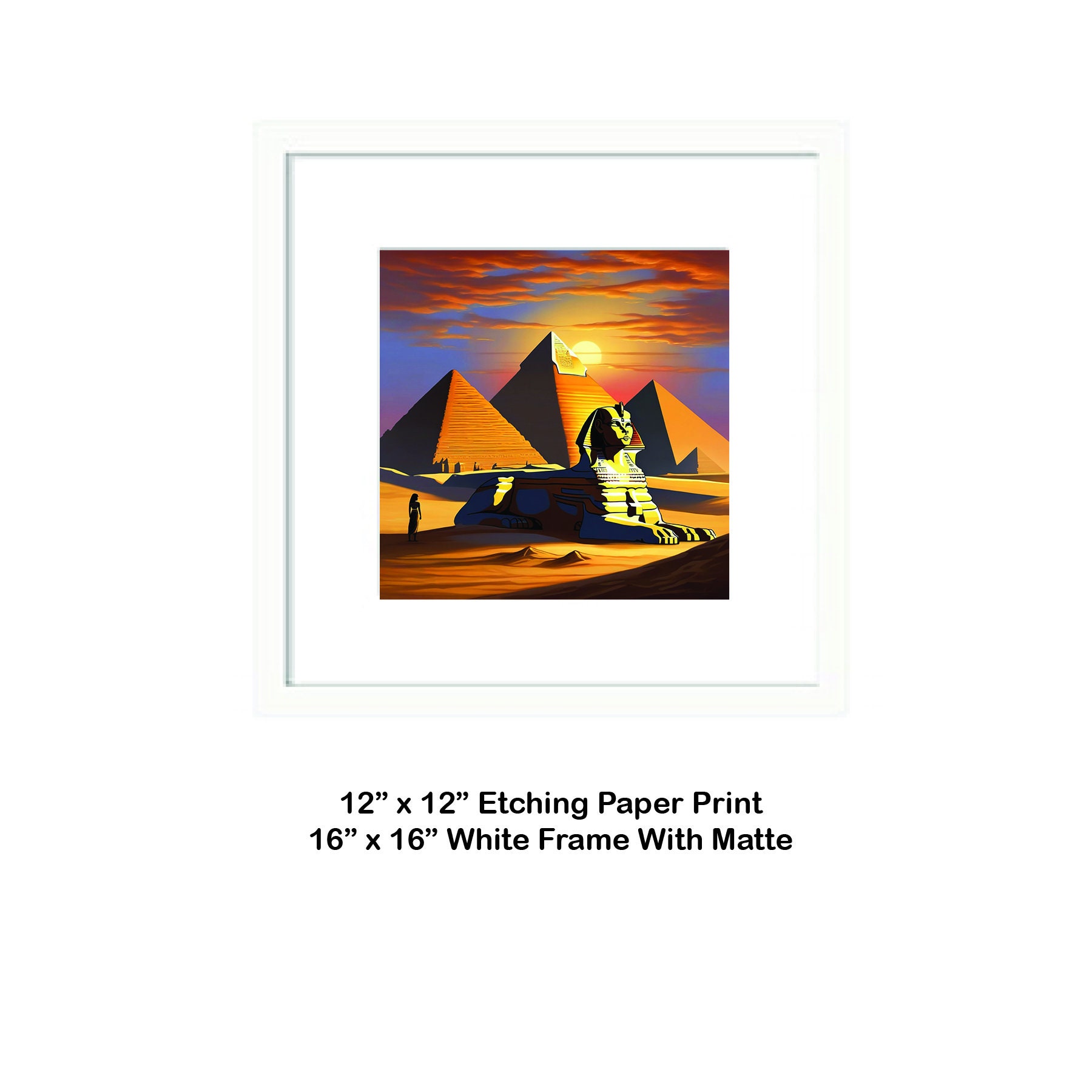 Sphinx and Pyramids Version 2 - Etsy